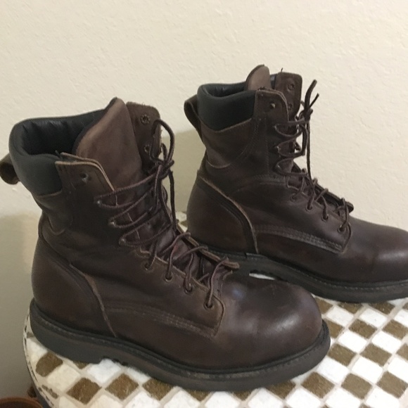 Red Wing Shoes | Shoes | Brown Red Wing Steel Toe Boots 9 D | Poshmark